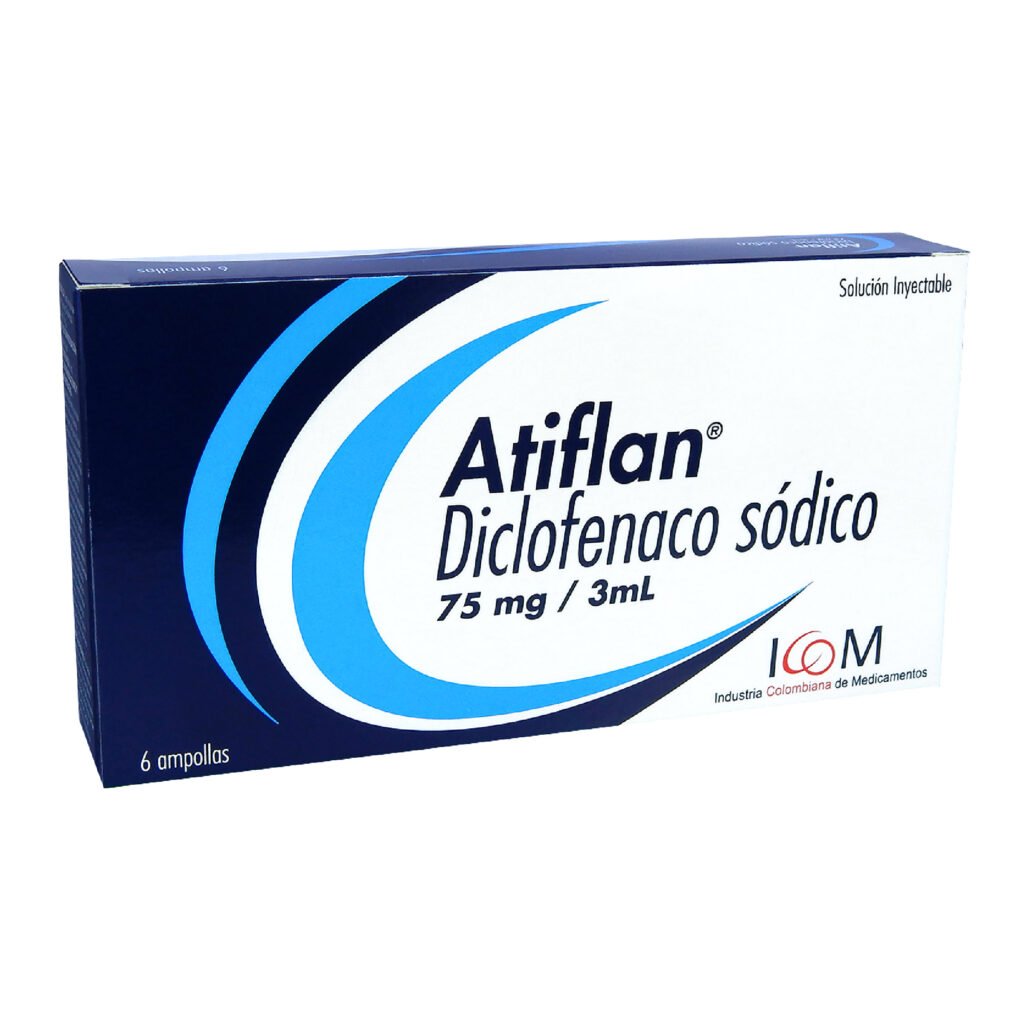 Atiflan 75Mg/3Ml Caja x 6 Ampolla ICOM | Droguerías Farmacenter MBO