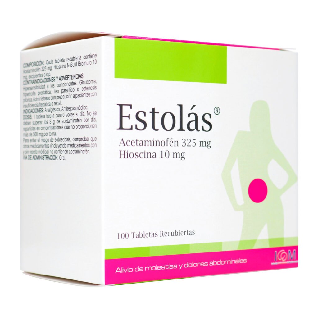 ESTOLAS 325/10 MG 100 TBS ICOM | Droguerías Farmacenter MBO